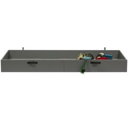 Woood Bettschublade Morris lehmgrau