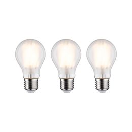 Paulmann LED-Leuchtmittelset Standardform matt E27 9 W 1055 lm warmwei&szlig; 3 St&uuml;ck