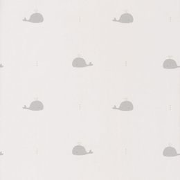 Casadeco Kindertapete Happy Dreams Wale beige grau