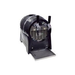 ich-zapfe Durchlaufk&uuml;hler Bier, Durchlaufk&uuml;hler, Bierzapfanlage, Bierk&uuml;hler, Trockenk&uuml;hlger&auml;t, Partyfass - mit Zierringen, 2 H&auml;hne, 60 l/Std