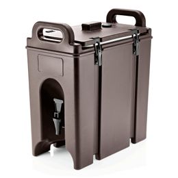 ich-zapfe Thermobeh&auml;lter, Thermogetr&auml;nkebeh&auml;lter, Getr&auml;nkebeh&auml;lter mit Zapfhahn - Braun, 18L
