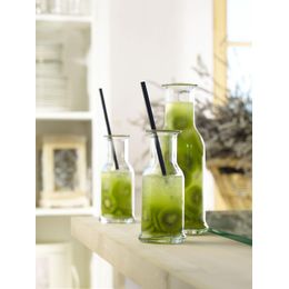 ich-zapfe Wasserkaraffe, Glaskaraffe, Weinkaraffe - Purity, 1L, Elegant & Vielseitig | Wasser, Wein, Limonade & mehr