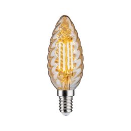 Paulmann LED-Leuchtmittel 'Vintage' dimmbar Kerze gold E14 4,7 W 430 lm warmwei&szlig;