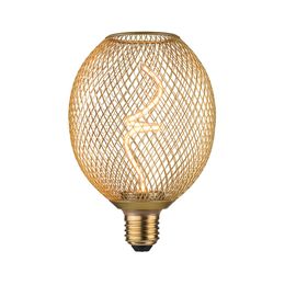 Paulmann LED-Leuchtmittel 'Metallic Glow' dimmbar Globe gold E27 4 W 180 lm warmwei&szlig;