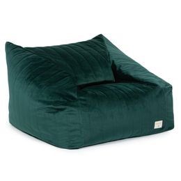 nobodinoz Sitzsack "Chelsea" Samt gr&uuml;n