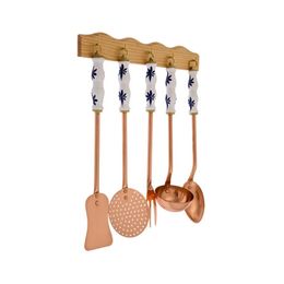 ich-zapfe K&uuml;chenset, Kochbesteck set - Flor, Mit Holzhalter