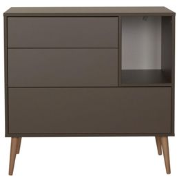 Quax Cocoon Kommode Schubladen Moos Braun