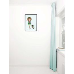 Kek Amsterdam Kinderposter M&auml;dchen & Hund