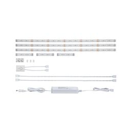 Paulmann LED-Streifen-Set 'Function MaxLED 500 Comfort' 3 x 50 cm, 3 x 9 cm, 245 lm 2700 K, Warmwei&szlig; mit Touchsensor