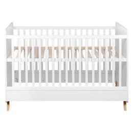 Quax Loft Babybett umbaubar weiss 70 x 140