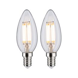 Paulmann LED-Leuchtmittelset Kerze E14 4,5 W 470 lm warmwei&szlig; 2 St&uuml;ck