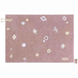 Lorena Canals waschbarer Teppich Noah rosa