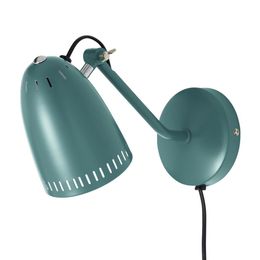 Superliving Wandlampe Metall "Dynamo" matt dunkel mint