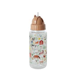 Rice Trinkflasche Kinder - Farm Print, 450 ml, kunststoff