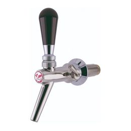 ich-zapfe Zapfhahn, Kompensatorhahn, Bierzapfhahn, Schankhahn aus Chromnickelstahl, Modell - V10, Poliert