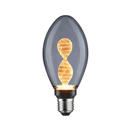 Paulmann LED-Birne B75 'Inner Glow Helix' E27 3,5 W 90lm goldlicht Rauchglas