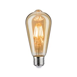 Paulmann LED-Leuchtmittel 'Vintage' Kolben gold E27 6,5 W 680 lm warmwei&szlig;