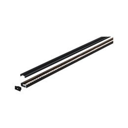 Paulmann Profil 'Base' f&uuml;r LED-Streifen Aluminium, Kunststoff schwarz 1 m