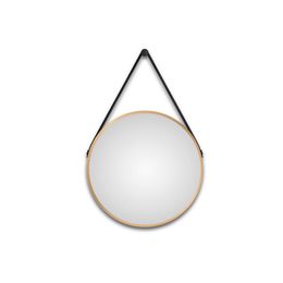 DSK Badspiegel 'Silver Coiffeur' goldfarben &Oslash; 50 cm