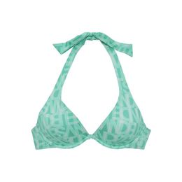 ELBSAND B&uuml;gel-Bikini-Top 'Letra' gr&uuml;n Gr. 38 Cup C. Mit B&uuml;gel. Nachhaltig.