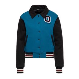 Queen Kerosin Damen Collegejacke Rockabilly Kitten