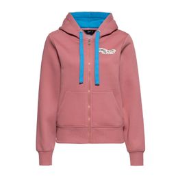 Queen Kerosin Damen Kapuzensweatjacke Hottie on the run