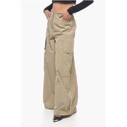Palm Angels Weite Cargohose PARACHUTE in Beige