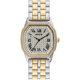Invicta Wildflower 50080 Damenuhr - Quarzwerk - Edelstahl mit silbernem Zifferblatt - 27 mm