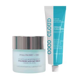 Coco Cloud Cream Cleanser 100 ml + Hyalurons&auml;ure + CBD | Molekulare Feuchtigkeitskur Hyalurons&auml;ure Tagescreme 50 ml