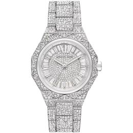 Michael Kors MK4691 Raquel Pav&eacute; Damenuhr - Eleganter silberner Zeitmesser