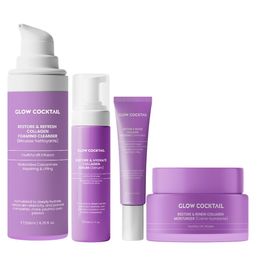 Wiederherstellen & Erneuern Kollagen Feuchtigkeitscreme 50ml + Wiederherstellen & Hydratisieren Kollagen Serum 30ml + Wiederherstellen & Beleben Kollagen Augencreme 15ml + Wiederherstellen & Auffrischen Kollagen Schaumreiniger 200ml