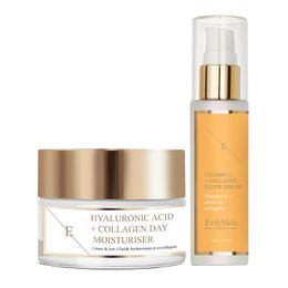 Vitamin C + Kollagen Elixier Serum 60ml + Hyalurons&auml;ure & Kollagen Tagescreme 50ml