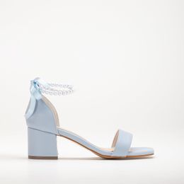 Illy Niedrig Block Absatz Sandalen with Pearls