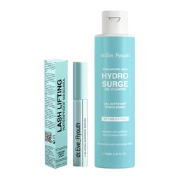 Wasserfeste Wimpernlifting-Mascara + Hyalurons&auml;ure Hydro Surge Gel-Reiniger 100ml