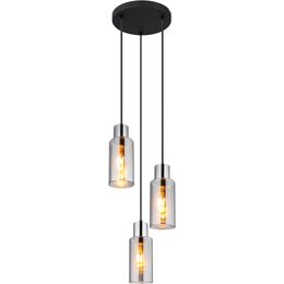 Globo LIGHTING H&auml;ngeleuchte "LIDARIA", schwarz, 1 Stk., Leuchten, H&auml;ngelampe/Pendelleuchte/Esszimmer/Wohnzimmer/Esstisch, H&auml;ngeleuchte