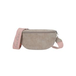 Umh&auml;ngetasche Fritzi aus Preussen "Fritzi Bum", Damen, Gr. B/H/T: 9cm x 13cm x 29cm, beige (taupe), Kunstfaser, unifarben, Taschen Umh&auml;ngetasche, mit breitem, abnehmbarem Schultergurt