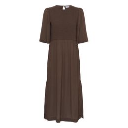 Midikleid Saint Tropez "Kleid ShaktiSZ", Damen, Gr. M, N-Gr, braun (chocolate braun), Obermaterial: 100% Viskose CV., Kleider Midikleid