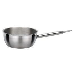 Sauteuse GSW "Le Chef", silberfarben, H:8,5cm &Oslash;:20cm, T&ouml;pfe, Topf aus hochwertigem Edelstahl 18/10 in Gastro-Qualit&auml;t