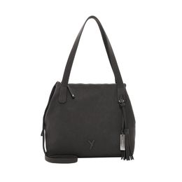 Shopper SURI FREY "Shopper SFY Romy", Damen, Gr. B/H/T: 35cm x 31cm x 14cm 0, grau (schwarzgrau 840), Polyurethan, Taschen Shopper