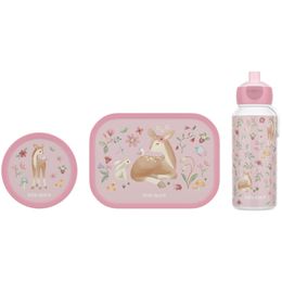 Lunchbox Mepal "Lunchset Campus 3er Set", bunt (fairy garden), B:2cm H:2cm L:2cm, ABS-Kunststoff, Lebensmittelaufbewahrungsbeh&auml;lter, Lunchbox