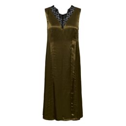Midikleid Soaked in Luxury "Kleid SLIrini", Damen, Gr. M, N-Gr, beige (beech), Obermaterial: 100% Viskose CV., Kleider Midikleid