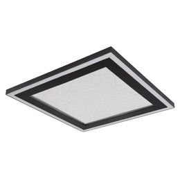Globo LIGHTING LED Deckenleuchte "DAVIES", schwarz (schwarz matt), 1 Stk., Leuchten, Deckenlampe, Designleuchte, Wohnzimmer, Schlafzimmer, LED Deckenleuchte