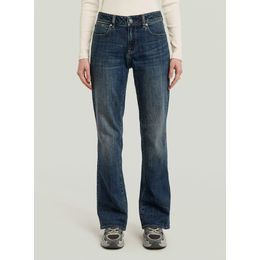 G-Star Raw 5-Pocket-Jeans G-STAR "G-Bootcut Jeans", Damen, Gr. 30, L&auml;nge 32, blau (antique faded cyclone), Obermaterial: 73% Baumwolle, 25% Baumwolle, 2% Elasthan, Jeans 5-Pocket-Jeans