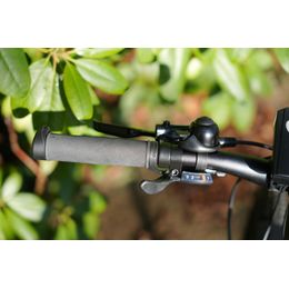 Trekkingrad Prophete "Prophete Stack 200" Gr. 48, schwarz (grau), Fahrr&auml;der, Herren, 48cm, 27,5 Zoll (69,85cm) hinten: 27,5 Zoll (69,85cm)