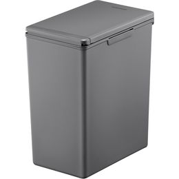 M&uuml;lleimer Fackelmann "OSLO, Touch Abfalleimer", urban gray, B:21cm H:40cm T:32cm, Kunststoff, M&uuml;lleimer, M&uuml;lleimer, ideal als Mehrfachsammler, leicht & robust mit sanfter Touch-&Ouml;ffnung