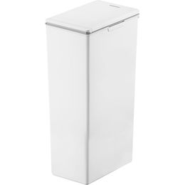 M&uuml;lleimer Fackelmann "OSLO, Touch Abfalleimer", wei&szlig; matt, B:23cm H:61cm T:36cm, Kunststoff, M&uuml;lleimer, M&uuml;lleimer, ideal als Mehrfachsammler, leicht & robust mit sanfter Touch-&Ouml;ffnung