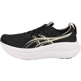 Laufschuh asics "asics Gel-Nimbus 28 Laufschuhe Herren Schuhe", Herren, Gr. 42, schwarz, Textil, Schuhe Laufschuh, Verst&auml;rkte Ferse