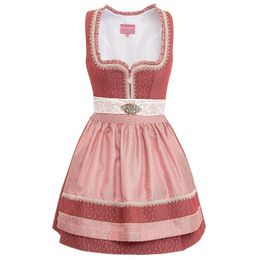 Kr&uuml;ger Dirndl KR&Uuml;GER "Minidirndl 417567-050", Damen, Gr. 38, EURO, rosa, Obermaterial: 55% Polyester PES. 45% Baumwolle CO., Kleider
