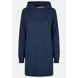 Midikleid SALZHAUT "Knielanges Kleid (Midi) AFFLUERN", Damen, Gr. L, EURO, navy, Obermaterial: 95% Baumwolle CO (CMIA). 5% Elasthan EL., Kleider Midikleid