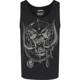 Tanktop Brandit "Brandit Herren Mot&ouml;rhead MenTank Top Warpig", Herren, Gr. 5XL, schwarz, 100% Baumwolle, bedruckt, normal, Tops Tanktop